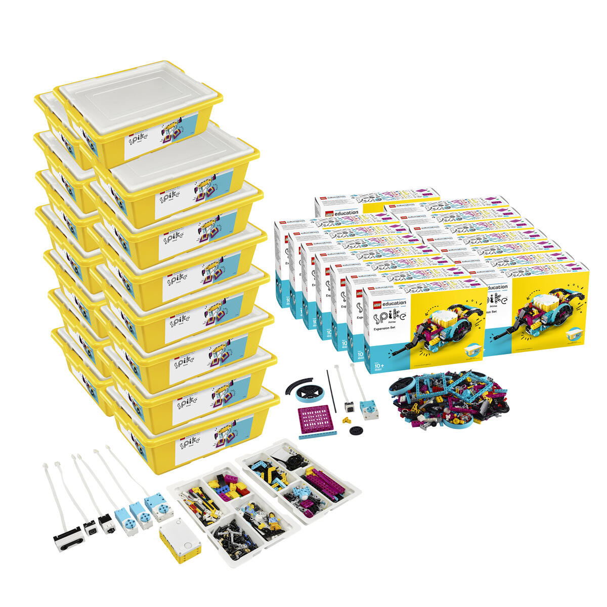 LEGO® Education SPIKE™ Prime + Expansion, Klassesett 30 elever ...