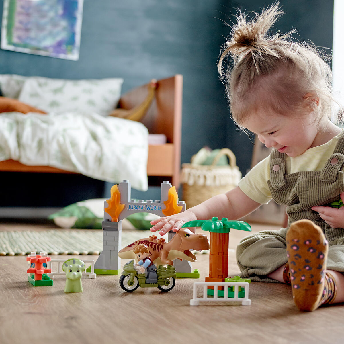 LEGO® DUPLO® Jurassic World T.Rex og Triceratops - Lekolar Norge