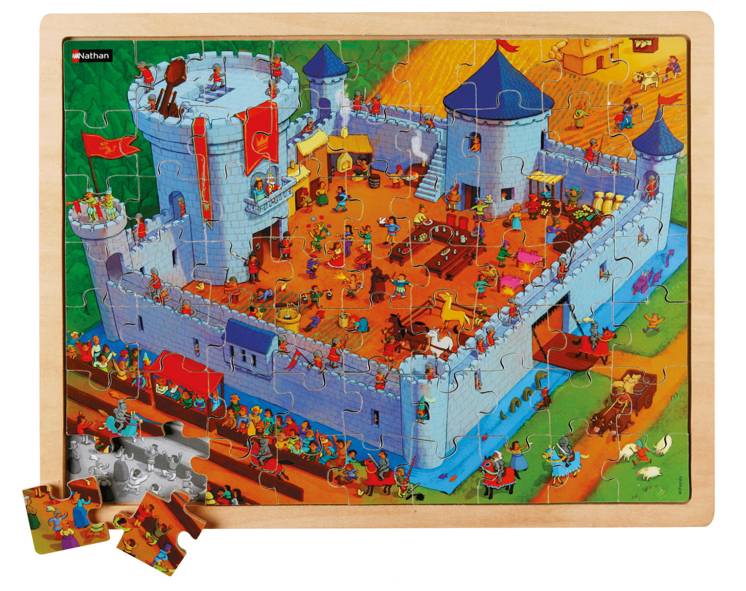 Puslespill - Riddere - Lekolar Norge