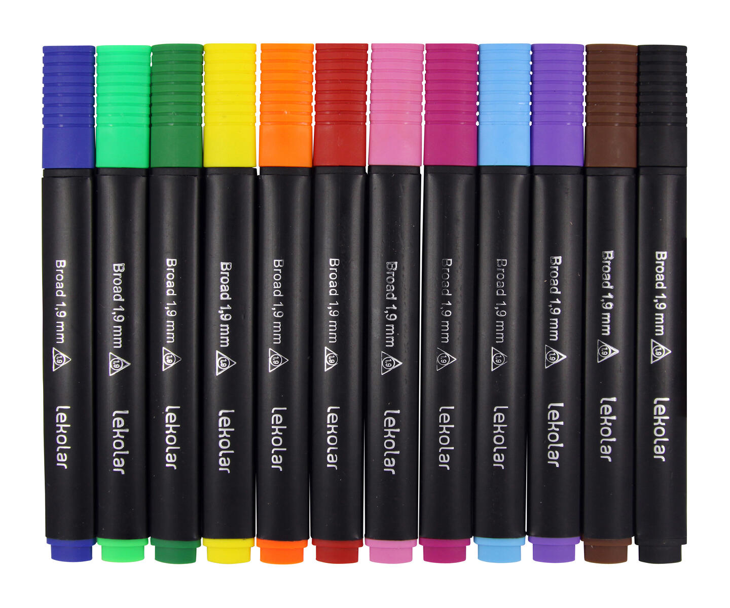 Tusjer Lekolar Broad 144 stk - Lekolar Norge