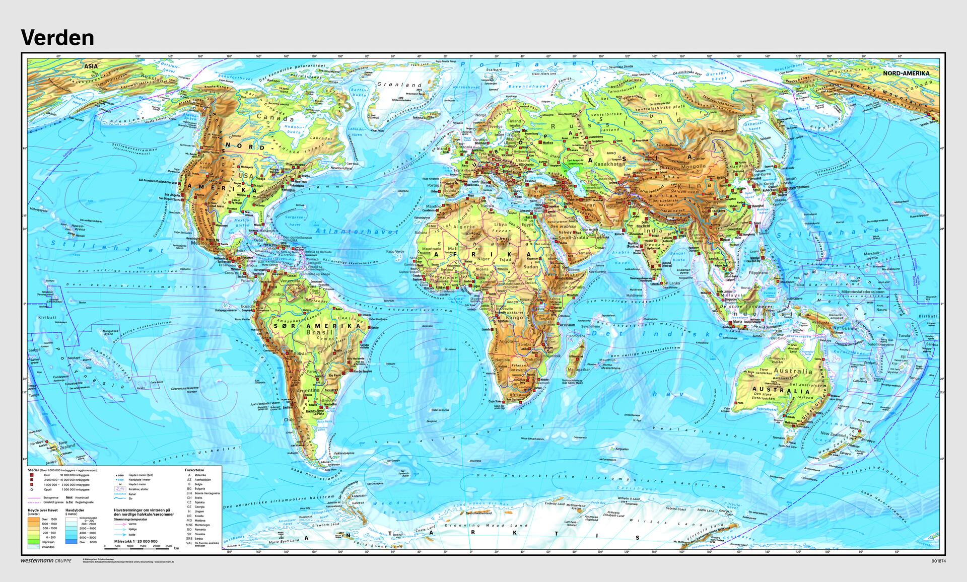 Stort verdenskart – Integrert kjokkenet