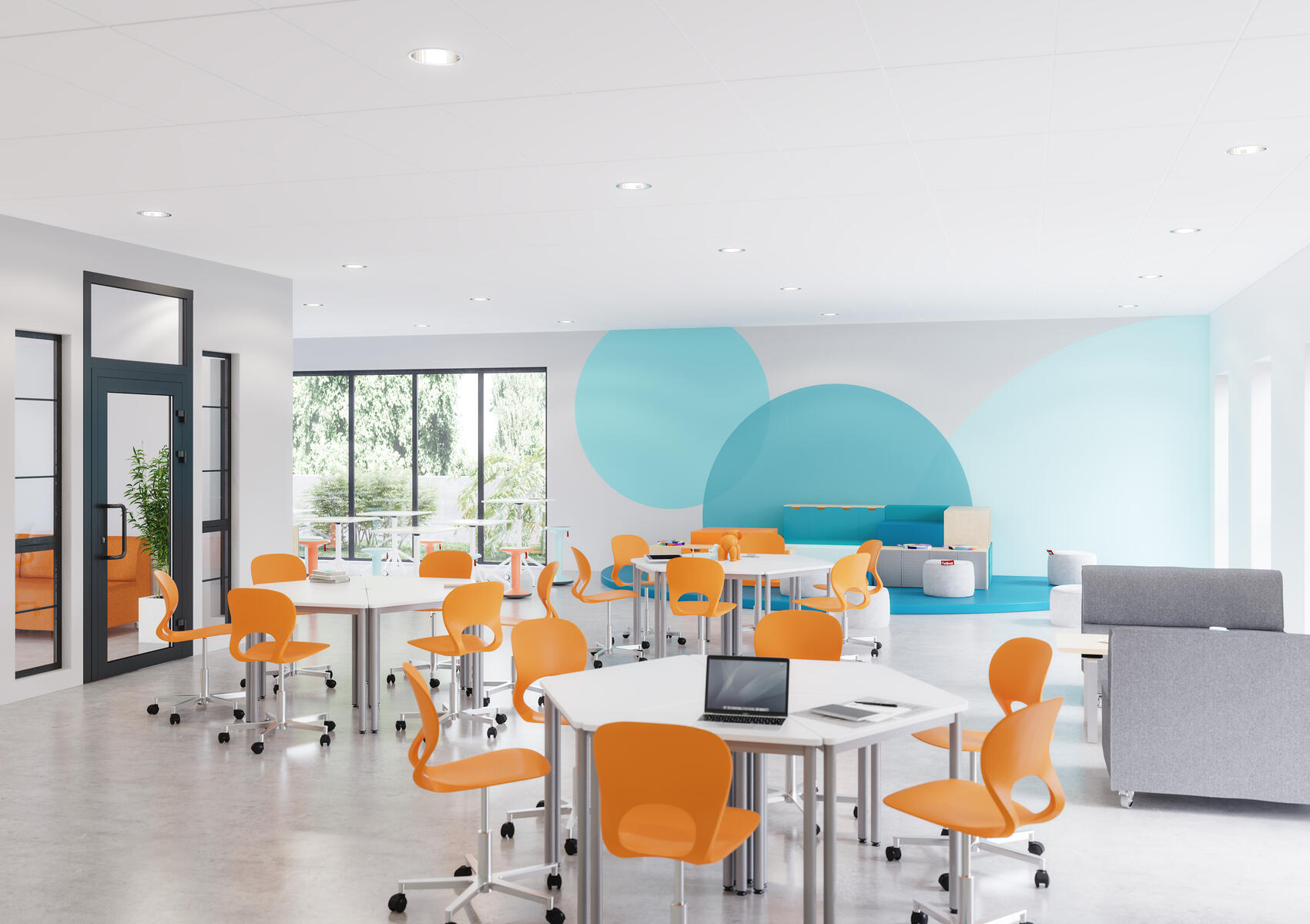 L-formet klasserom - Lekolar Norge