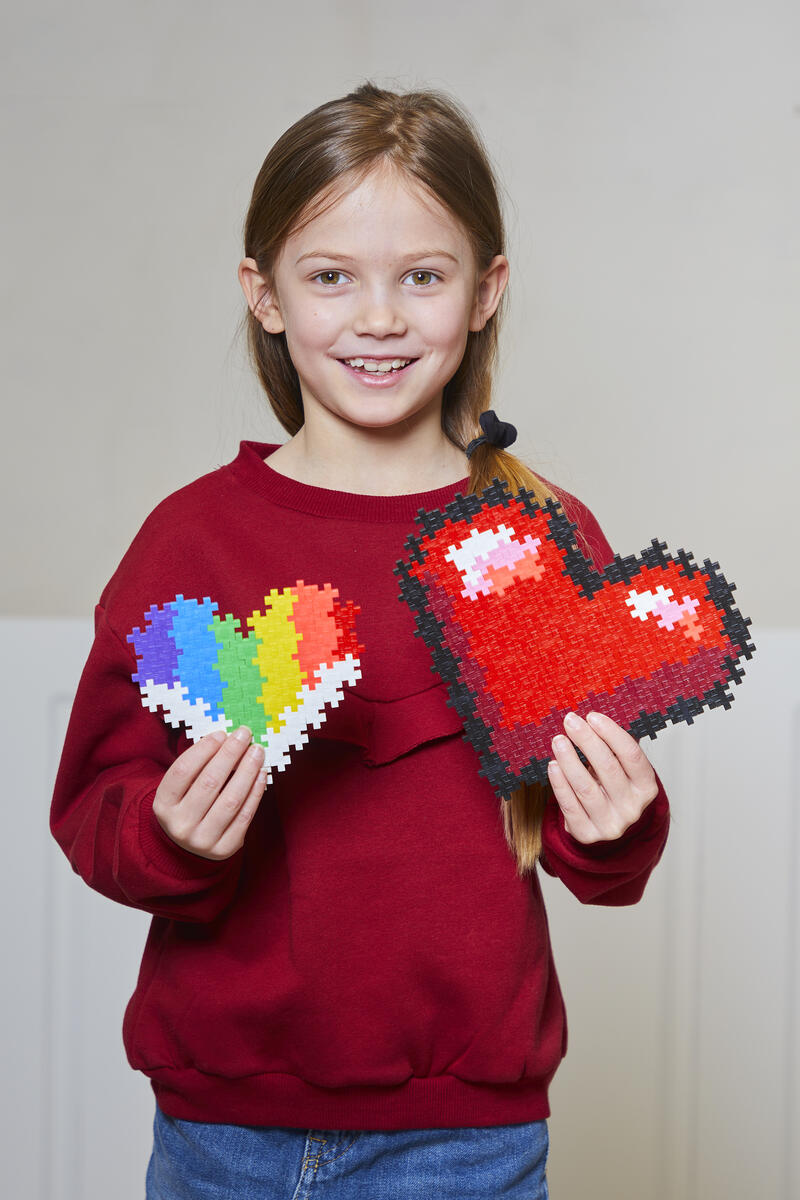 PLUS-PLUS hjerter - Lekolar Norge